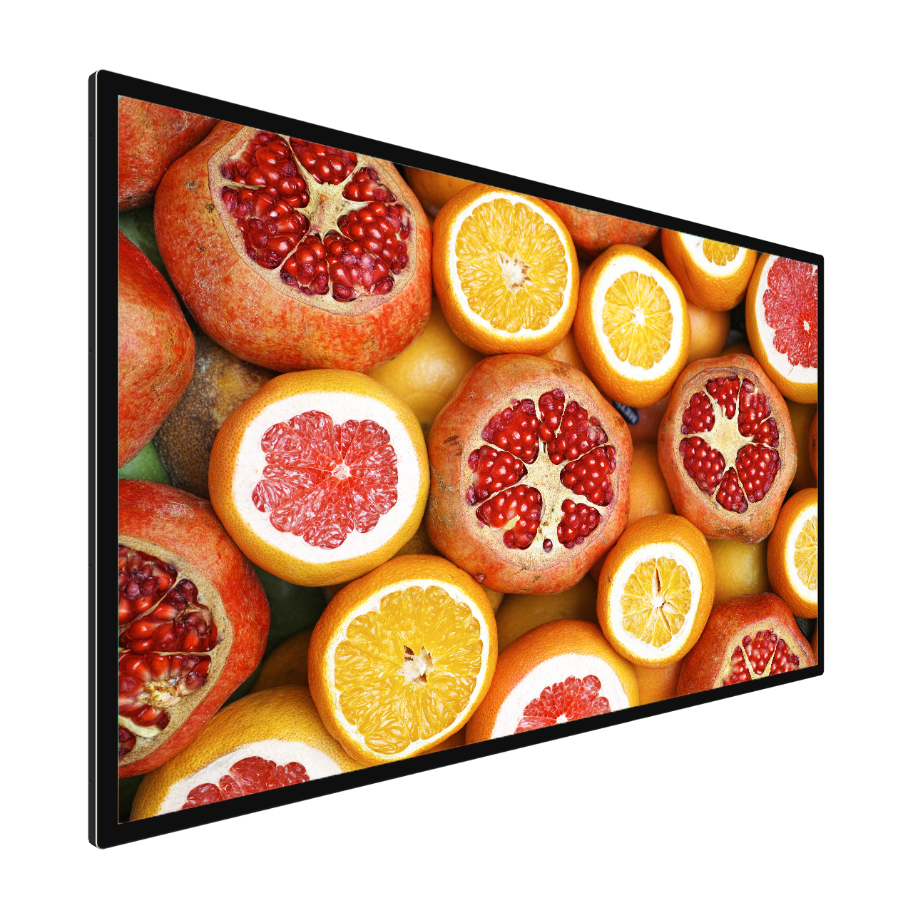 65-inch Ultra Thin Intelligent Wall Mounted Horizontal Digital Signage ...